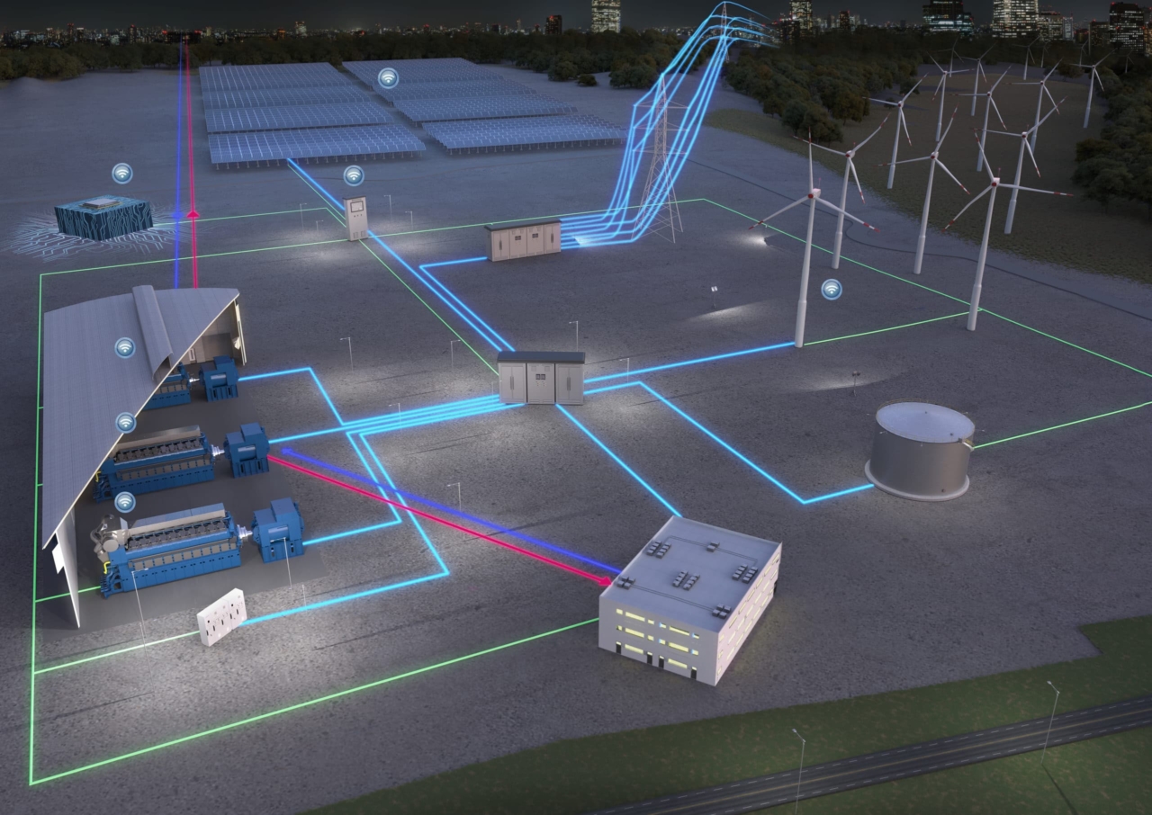 Hybrid Renewable Microgrids | Marine Applications | Bergen Engines